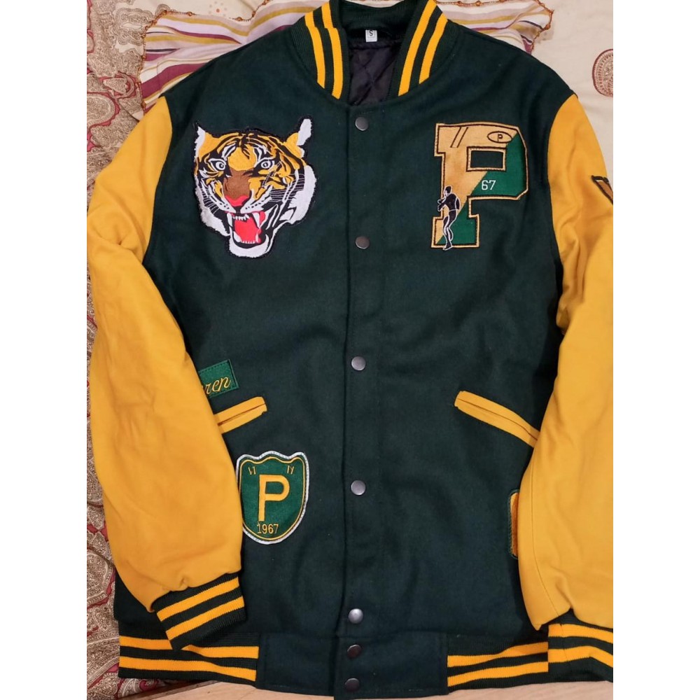 Ralph Lauren Polo Letterman Tiger Varsity Jacket